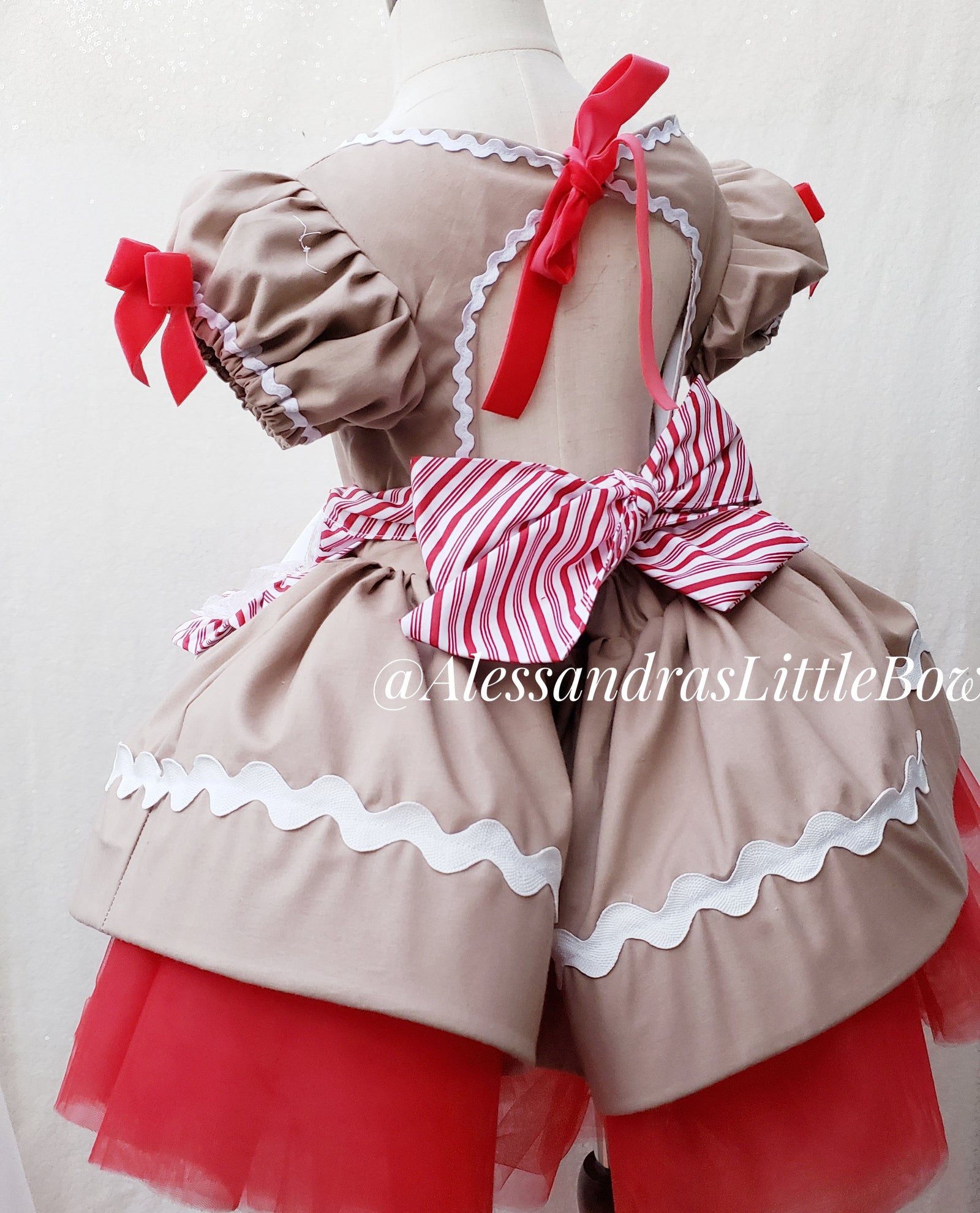 Gingerbread Couture Dress – AlessandrasLittleBow