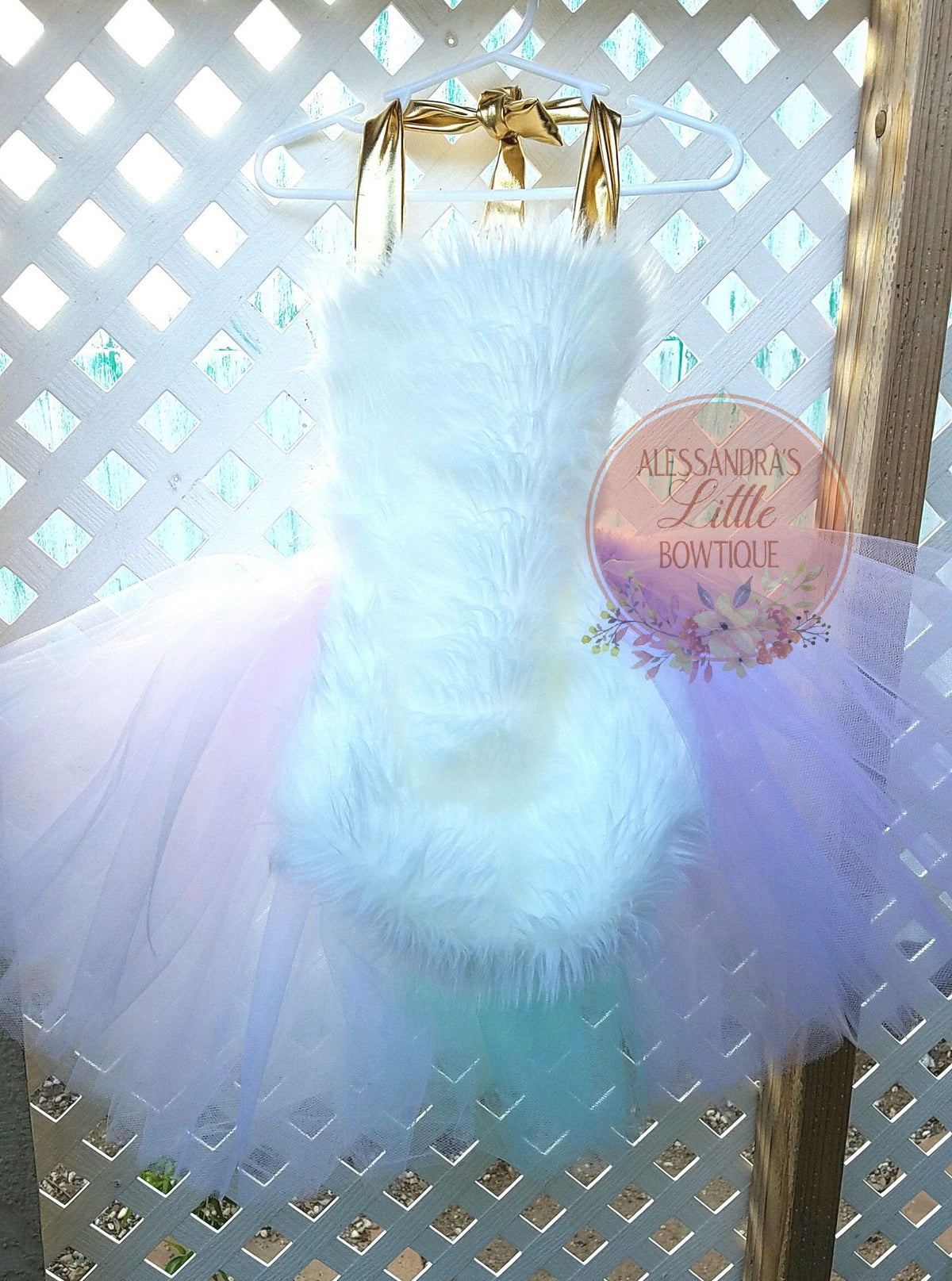Unicorn Fur Romper – AlessandrasLittleBow